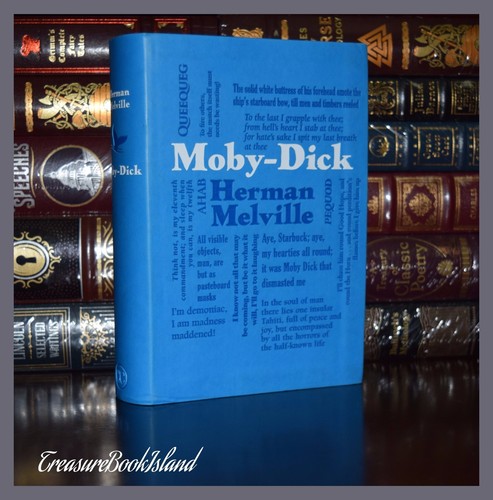 Moby Dick by Herman Melville Unabridged New Deluxe Soft Leather Feel ...