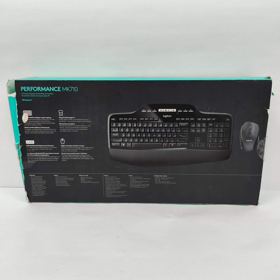 New Logitech Performance MK710 Wireless Keyboard & Mouse 920-002416 | eBay