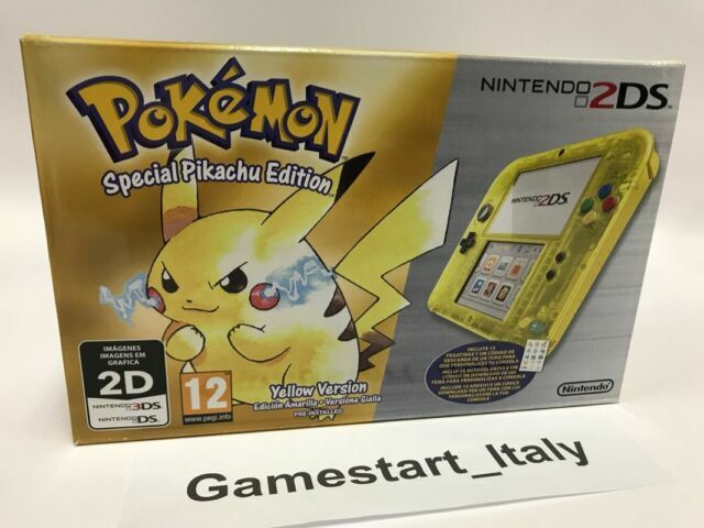 Console Nintendo 2ds Pokemon Pikachu Version Yellow for sale online | eBay