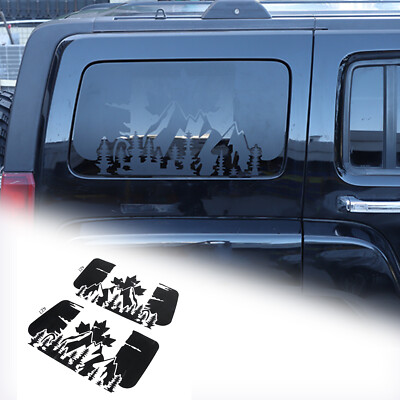 CA Flag Rear Side Window Decorative Sticker Trim For Hummer H3 2005 ...
