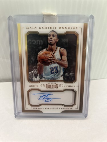 #5/10 (ONLY 10) 2017-18 DOMINION AUTO AUTOGRAPH TERRANCE FERGUSON ...