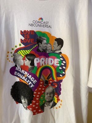LGBTQ Pride Marriage Equality Love Is Love Comcast Universal Staff T ...