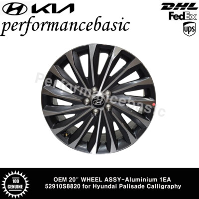 Genuine OEM 20" WHEEL ASSY-Aluminium 52910S8820 for Hyundai Palisade ...