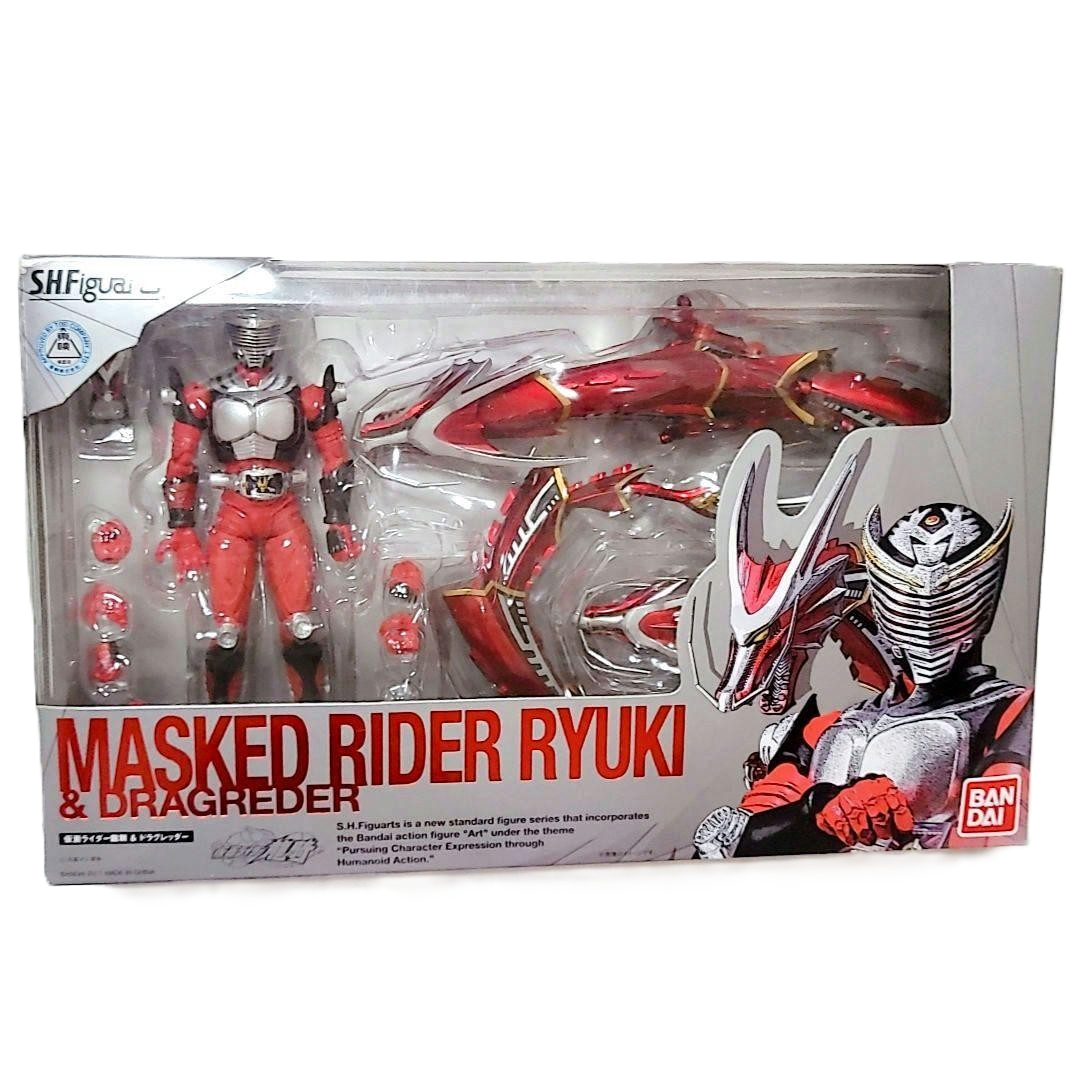Masked Rider Ryuki & Dragreder S.H. Figuarts 2011 Bandai Figure Used ...