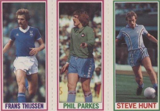 1981-82 Topps English League - Phil Parkes, Steve Hunt, Frans Thijssen ...