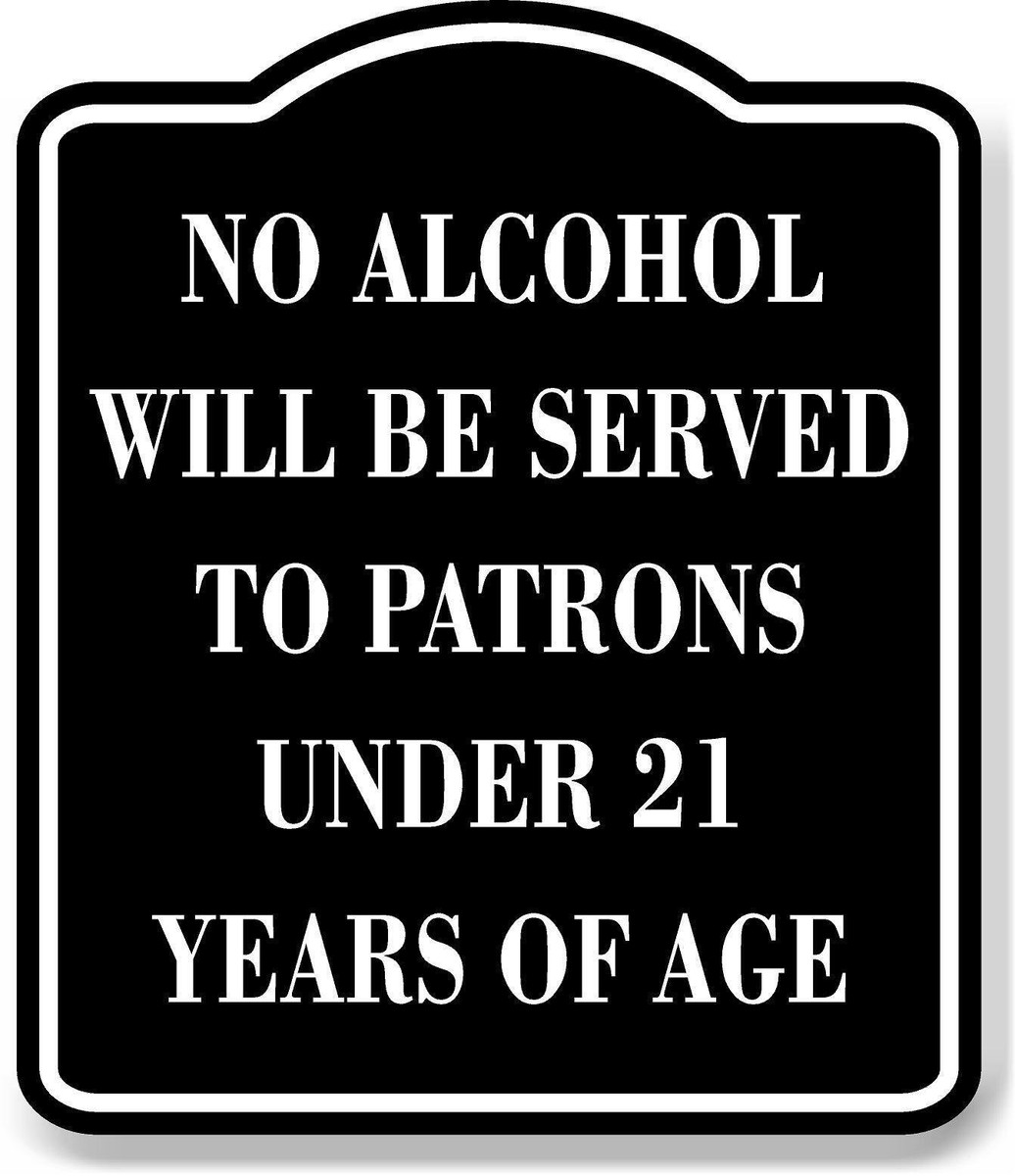 No Alcohol Under 21 Sign Profile For Niobrara County Underage Drinking