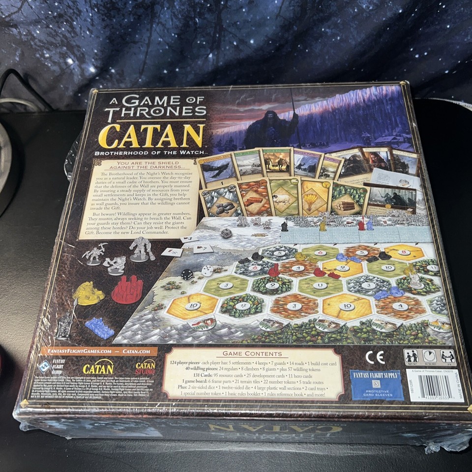 A Game of Thrones CATAN Brotherhood of the Watch SEALED NEW Board Game ...