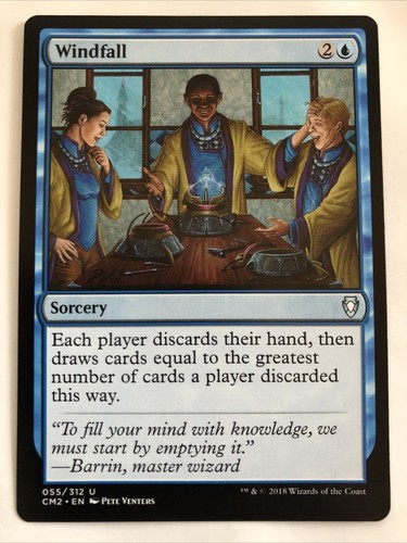 MTG Commander Anthology Volume II Windfall 055/312 NM | eBay