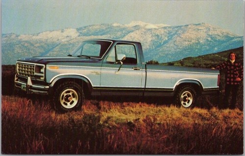1980 FORD TRUCKS Automobile Advertising Postcard LF DONNELL FORD ...
