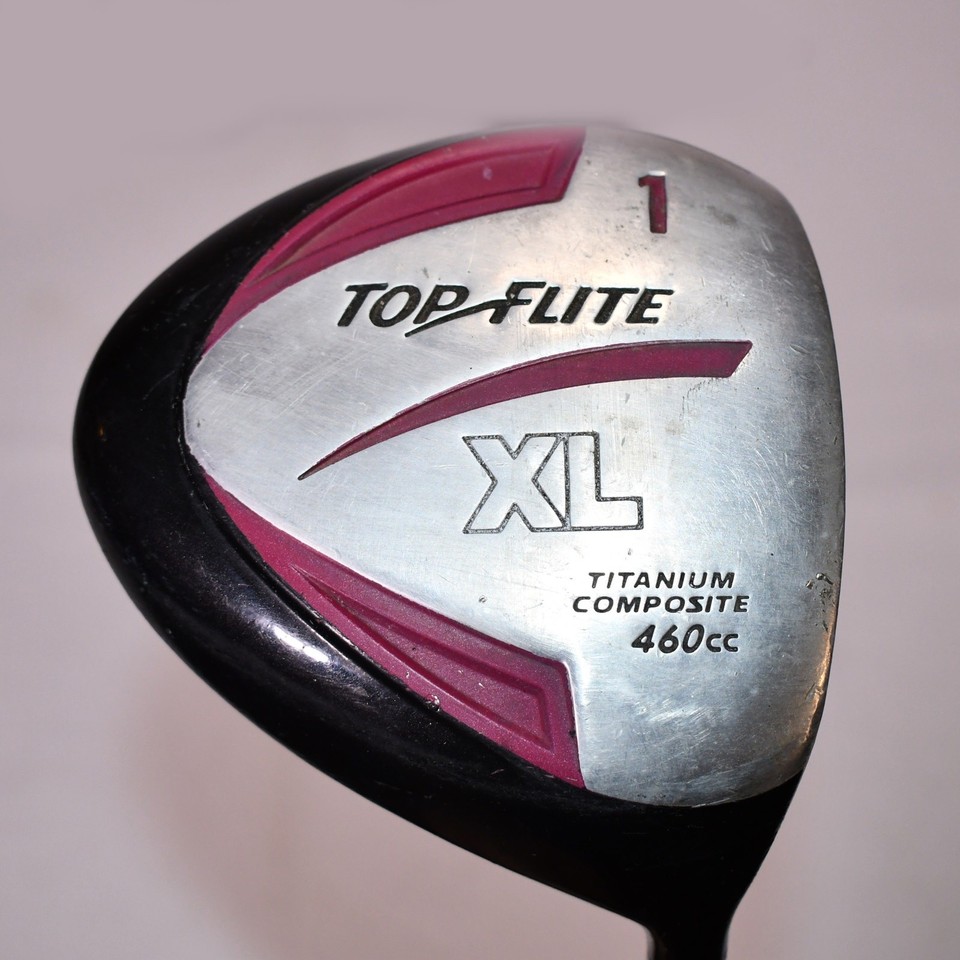 Top Flite XL Golf Club Driver & Iron Lot 1,5h, 6,7,8,9,W RH Women's ...