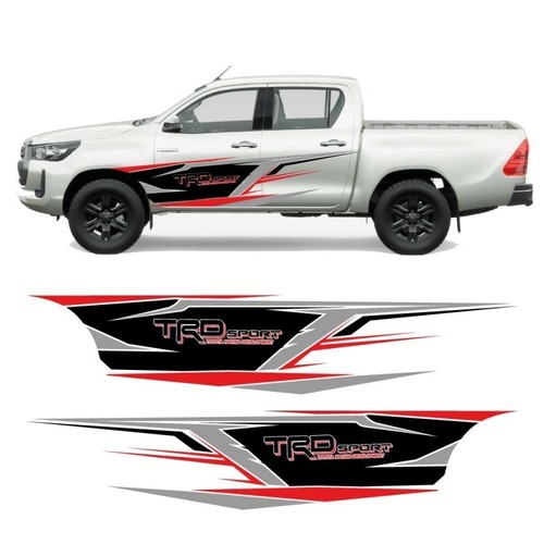 TRD Sport Racing side stickers Toyota Hilux | eBay