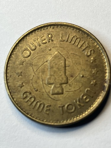 Rare Outer Limits Vintage Arcade Token Atomic Rocket Design Defunct # ...