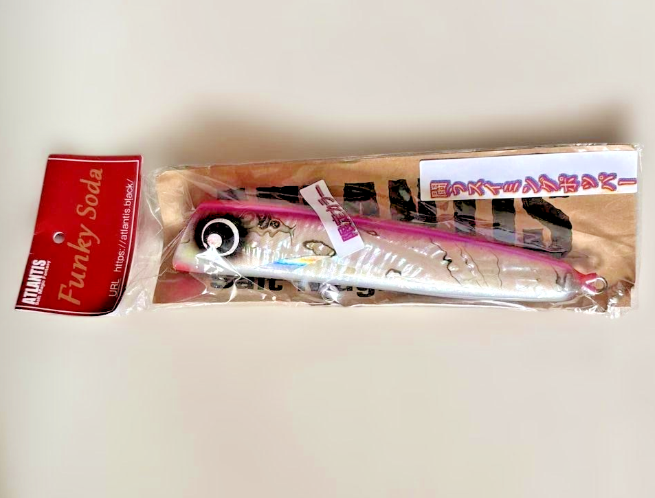 ATLANTIS "FUNKY SODA 170, 6.7in/2.6oz" Swimming Popper GT Tuna Kingfish ...