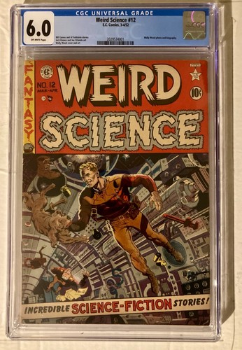 Weird Science #12, EC Comics, CGC 6.0, Wally Wood, Bill Gaines | eBay