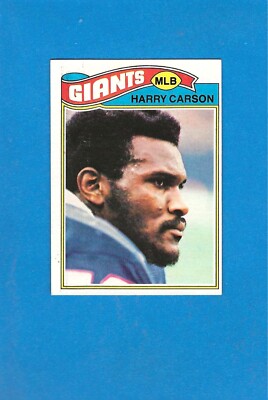 1977 TOPPS FOOTBALL #146 Harry Carson RC Rookie HOF Near MINT | eBay