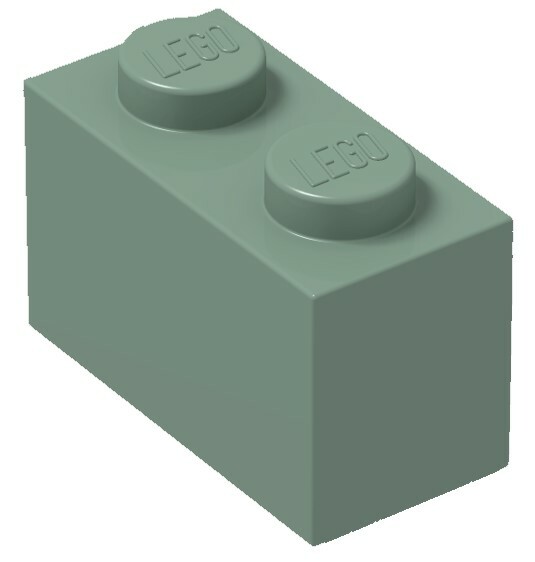 ☀️Lego 1x2 SAND GREEN x50 building blocks Part Piece Bulk Lot Legos ...