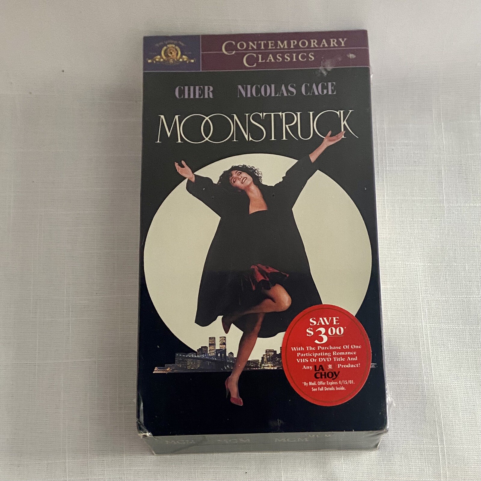 Moonstruck VHS Movie 1987 Cher Nicolas Cage Comedy New Factory Sealed ...