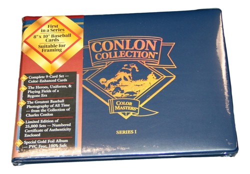 1993 Conlon Collection Master Series 1 Factory Set (9) 8x10 Cards Ruth ...