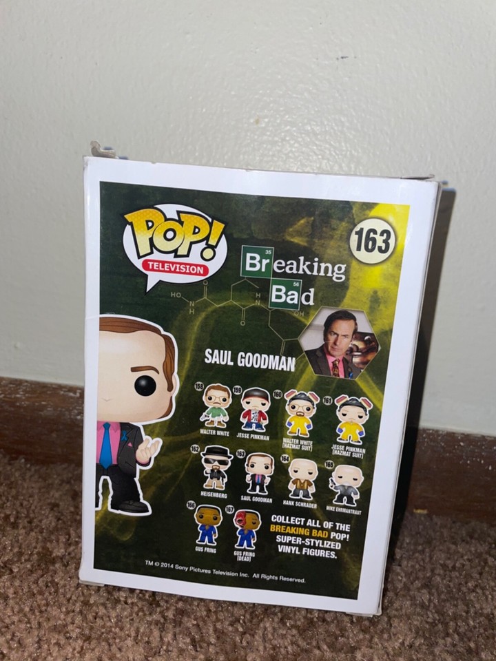 Saul Goodman (Television Breaking Bad) Funko POP! Vinyl Figure *BOX ...