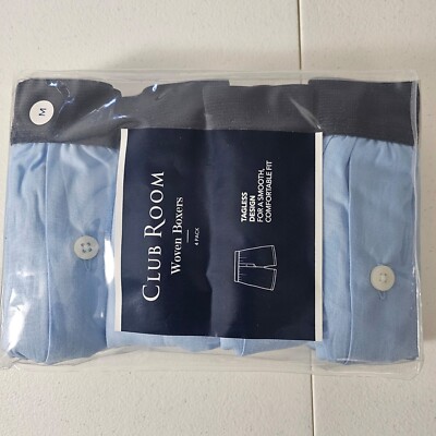 Club room 4-pack woven boxers 100% cotton men's underwear | eBay