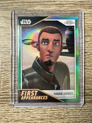 Kanan Jarrus First Appearance GREEN /99 CASE HIT | Star Wars Topps ...