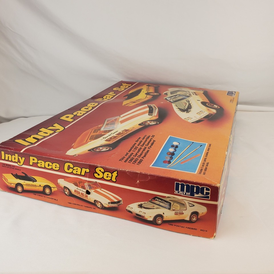 MPC Indy Pace Car Set 1/25 Scale Model Kit - Barely Started | eBay