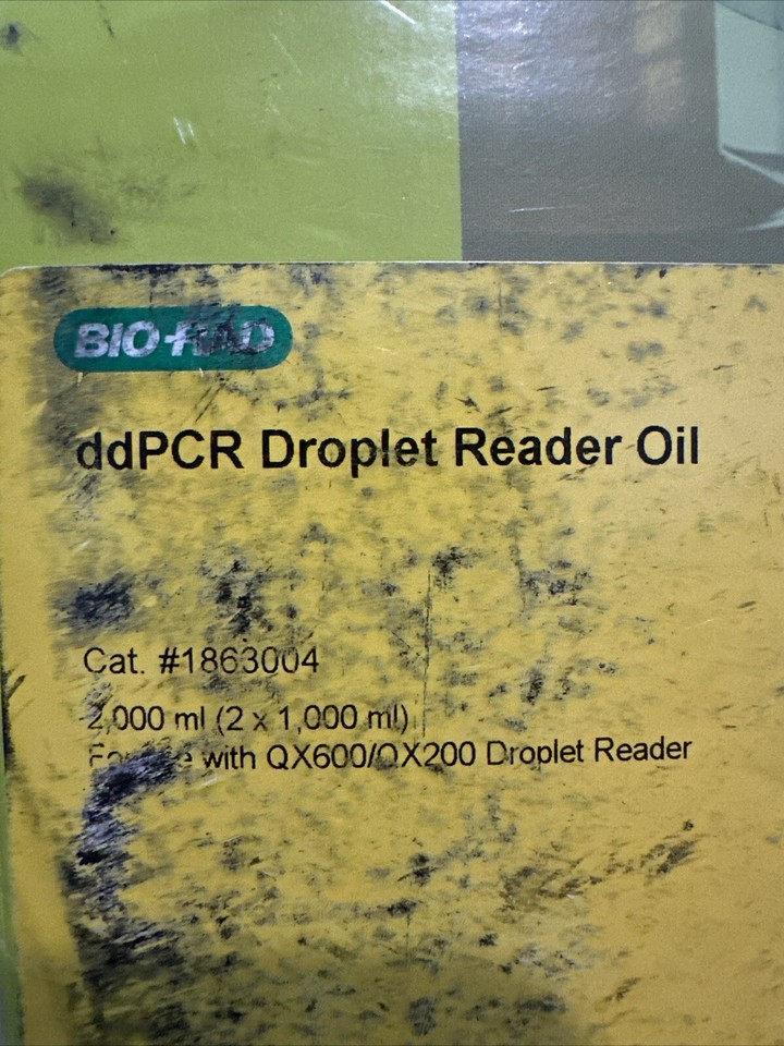 Bio-Rad ddPCR™ Droplet Reader Oil #1863004 QX600/QX200 Exp. 11/26/2025 ...