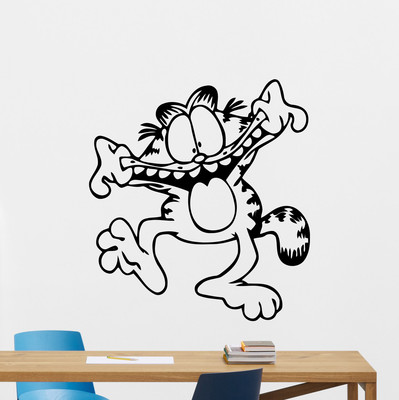 Garfield Wall Decal Cartoon Cat Nursery Kids Vinyl Sticker Art Decor ...