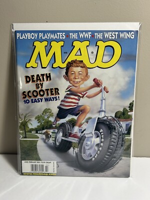 MAD Magazine #402 Feb 2001 - Playboy Playmates WWF Death by Scooter - M ...