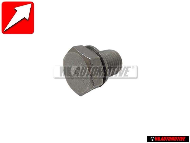 Genuine VW Oil Sump Pan Drain Plug And Washer M14x1.5x22 - N 90813202 ...