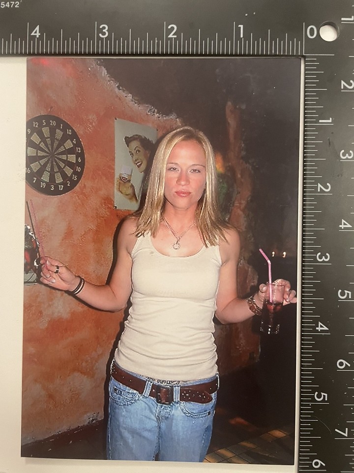 Found Vintage Original Photograph Pretty Girl With Drink Black And ...