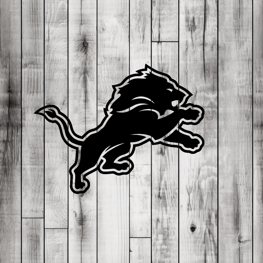 Detroit Lions NFL Football Logo Vinyl Decal Sticker for Car, Window ...
