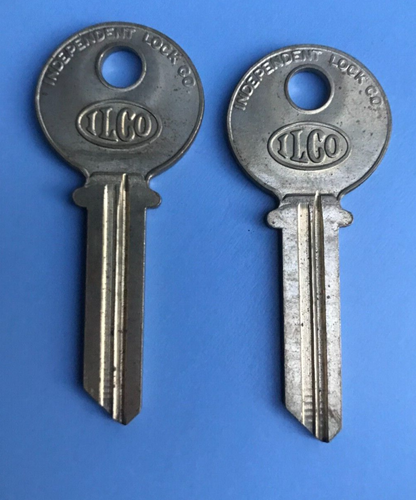 Vintage Independent Lock Company brand key Blanks 998GF set of 2 [KB1 ...