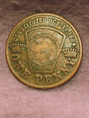 MASONIC DELTA CHAPTER ~ ONE PENNY ~ CHICAGO, ILL ~ TOKEN | eBay