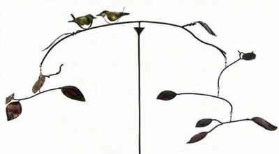 BALANCING BIRDS GARDEN STAKE OR HANGING MOBILE - KINETIC SCULPTURE | eBay