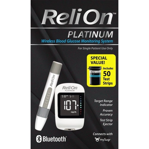 ReliOn Platinum Blood Glucose Monitoring System | eBay