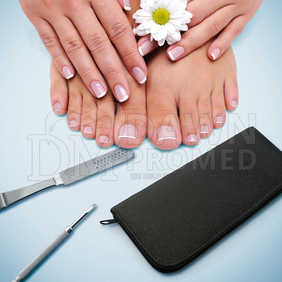 4 Pedicure Kit Toe Nail Clippers Set Cutter Cuticle Pusher Scissors ...