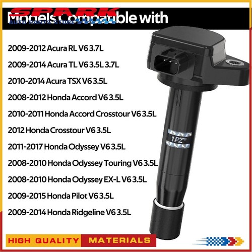 6x Ignition Coils 30520-R70-S01 For Honda Accord Odyssey EX EX-L Acura ...