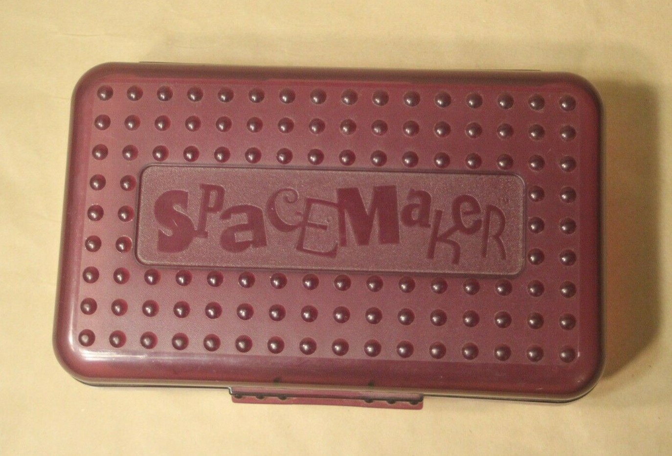 Spacemaker Pencil Box Purple & Frosted Clear Vintage 90's Plastic ...