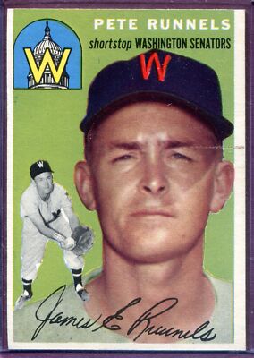 PETE RUNNELS ~ 1954 Topps Baseball Card#6 ~ Grade: EX (B603) | eBay
