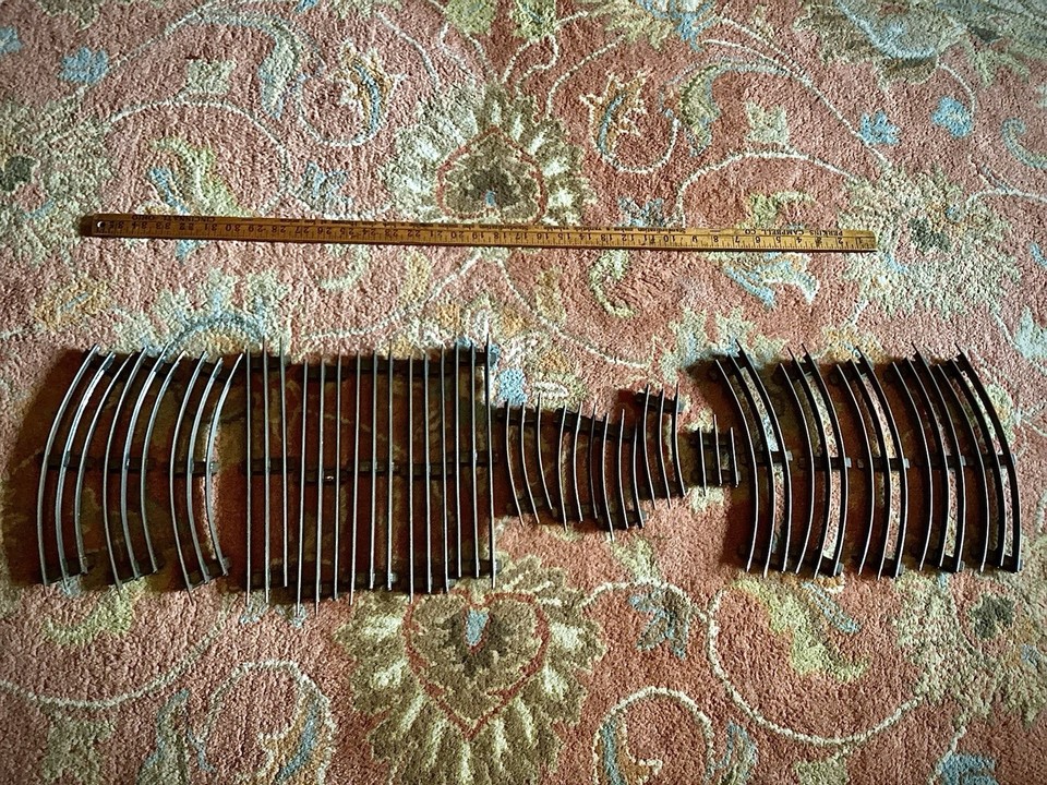 Track Train Ives O Gauge Banked Superelevated Pre-War Metal Rail ...