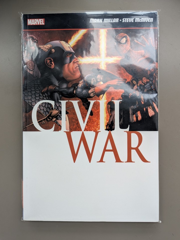 Civil War - Graphic Novel - Mark Millar/ Marvel Comics 2007 | eBay