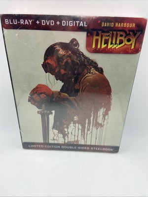 Hellboy Limited Edition Double-Sided Steelbook Blu-Ray DVD - Brand New ...