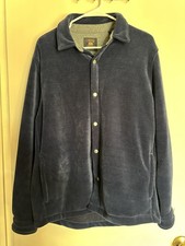 Copper & Oak Shirt Jacket Men M Dusty Blue Stretch Outdoor Corduroy ...