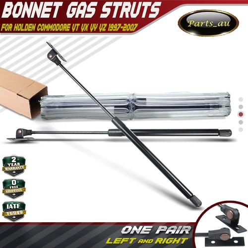 Pair Bonnet Gas Struts for Holden Commodore VT VU VX VY VZ Sedan Wagon ...