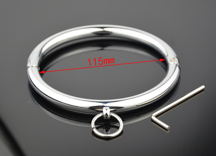 Stainless Steel Neck Collar Adult Slave Role Play Metal Collar For Men ...