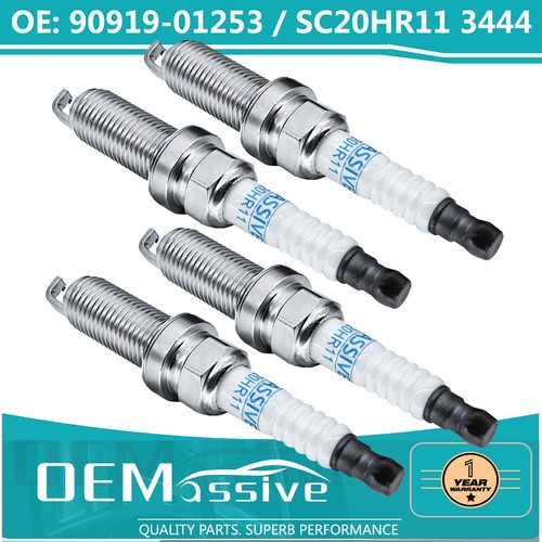 4pcs For TOYOTA SCION LEXUS IRIDIUM SPARK PLUGS SC20HR11 3444 & 90919 ...