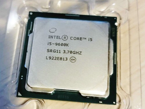 Procesador CPU Intel Core i5-9600K 3,7 GHz 6 núcleos 9 MB LGA 1151 SRG11 | eBay