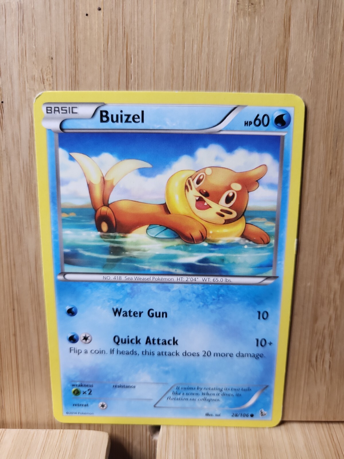 BUIZEL🏆28/106 FLASHFIRE (Genuine) Pokemon Card🏆 | eBay