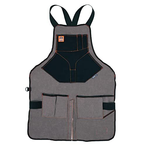 - 13696 Arsenal 5705 Full Length Tool Work Apron, 13-Pockets, Gray | eBay